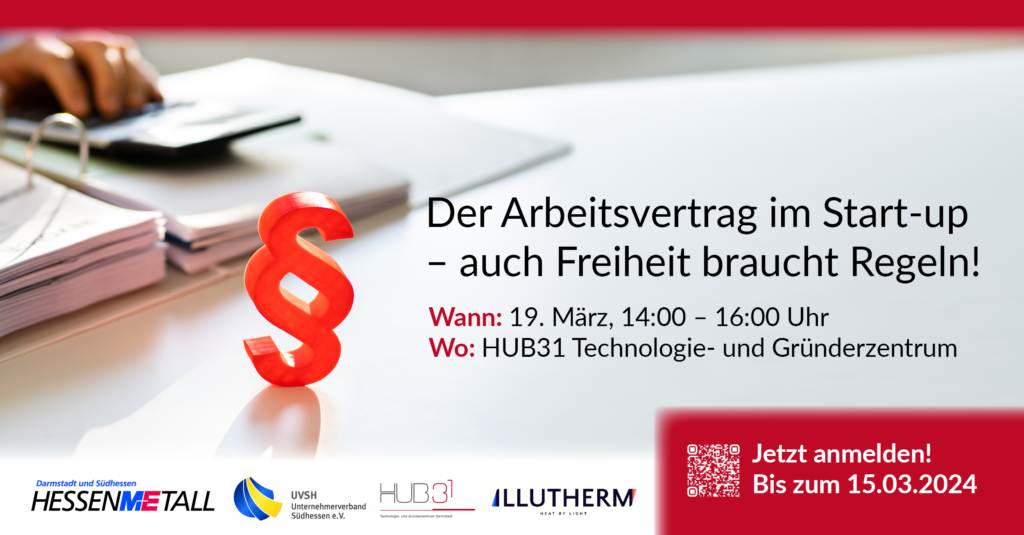 Der Arbeitsvertrag im Start-up – auch Freiheit braucht Regeln! - HUB31