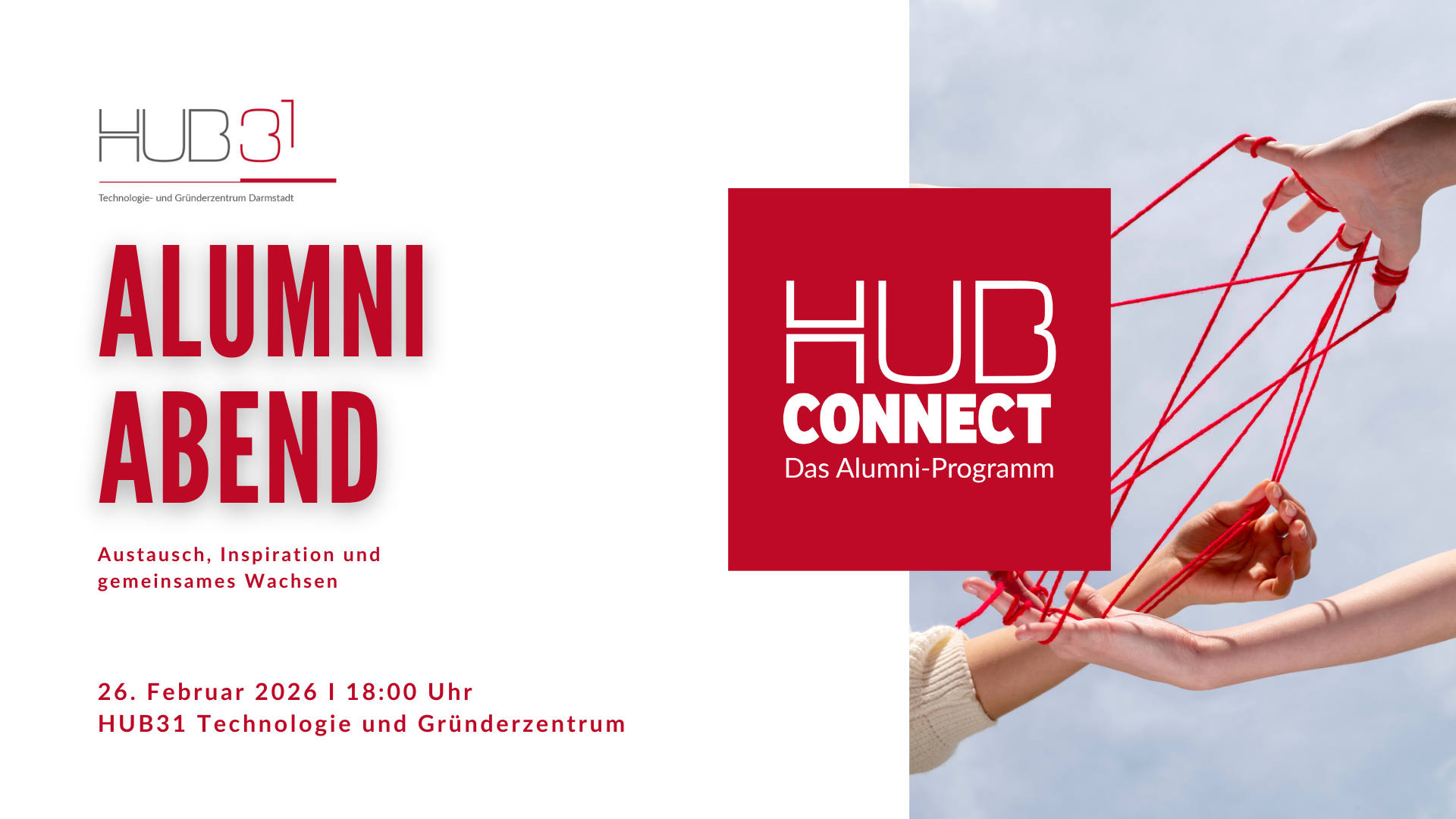 Kick-Off HUB31-Alumni-Programm HUB CONNECT - HUB31